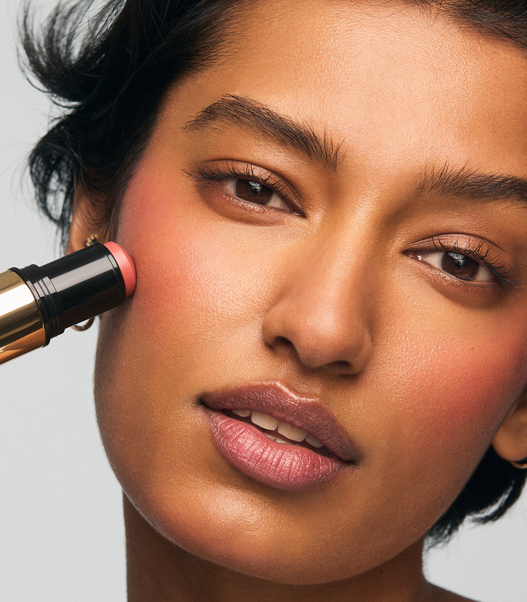 Cream Stroke Cream Blush Stick - Ultra-Blendable Formula - MAKE Beauty