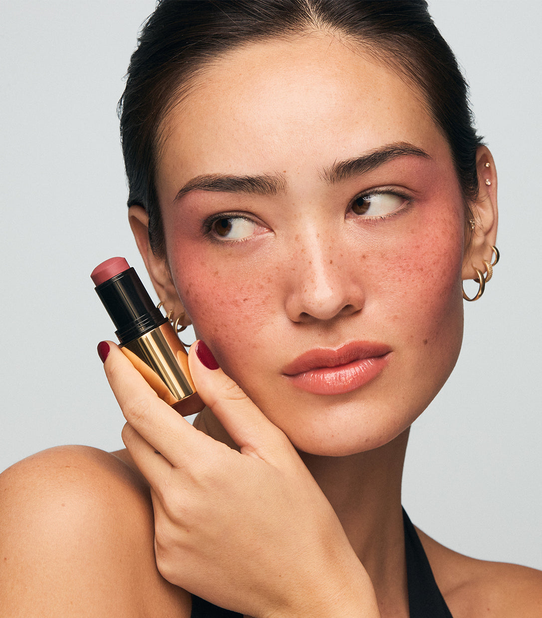 Cream Stroke Cream Blush Stick - Ultra-Blendable Formula - MAKE Beauty