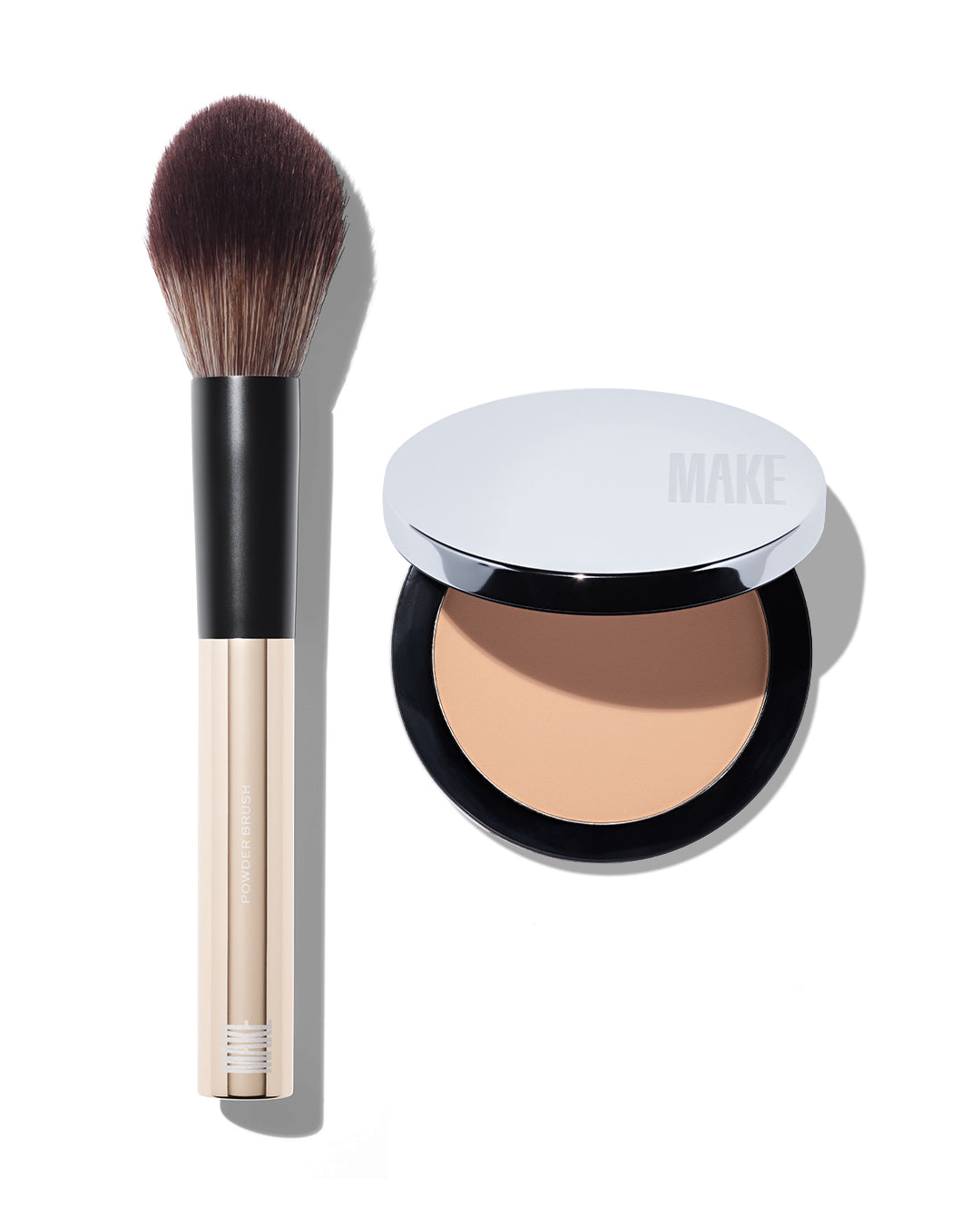 Blend & Blur Set: Blurring Setting Powder + Brush | MAKE – MAKE Beauty