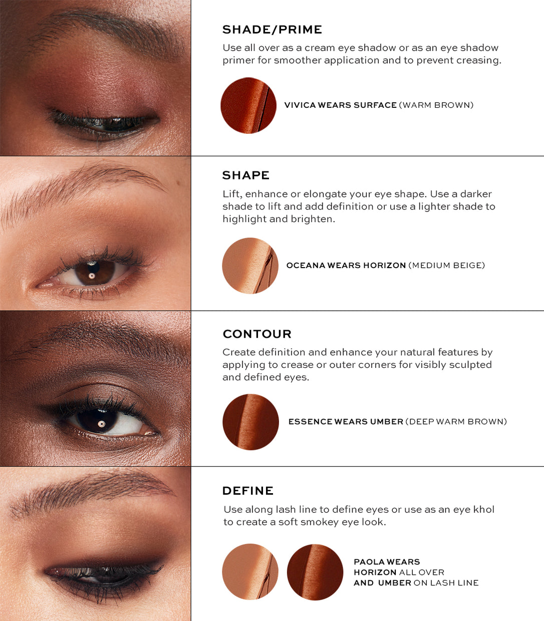 Eye Shaping Stylo - Cream Matte Eye Stick - Umber - MAKE Beauty
