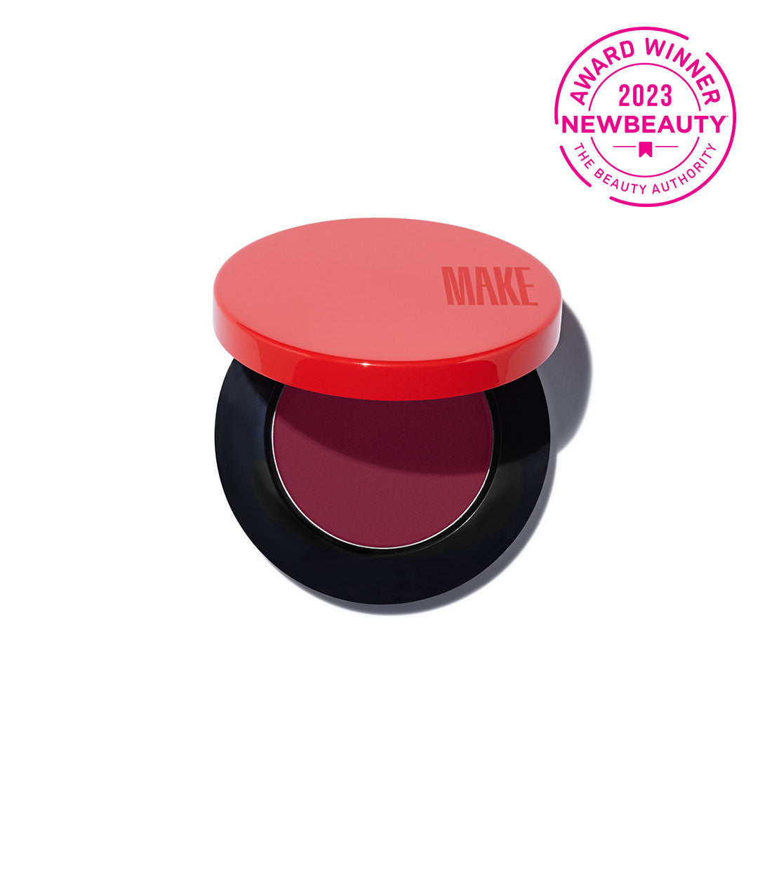 red makeup blush